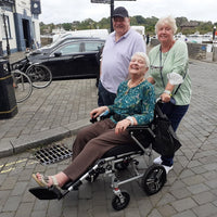 MobilityPlus+ Ultra-Light Instant Folding Electric Wheelchair ...