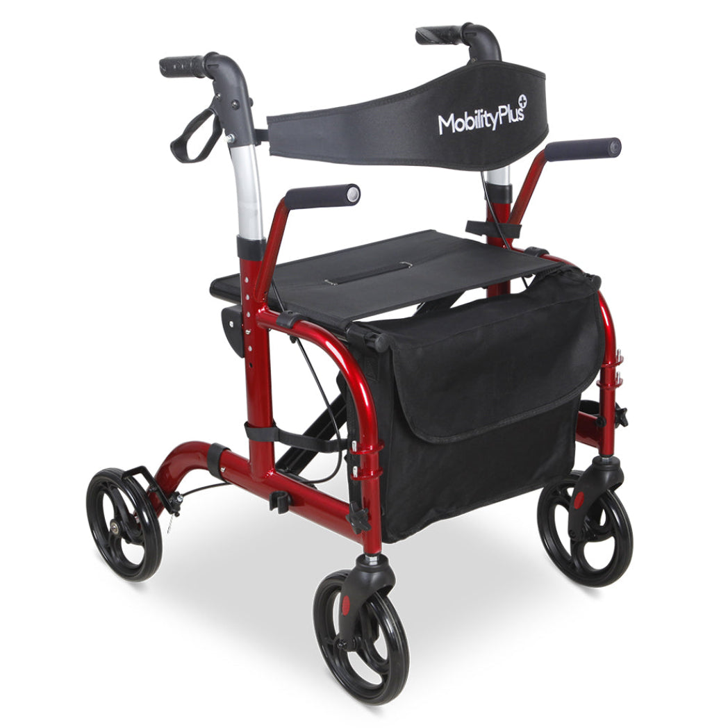 MobilityPlus+ Hybrid Duo 2-in-1 Rollator and Transit Wheelchair ...