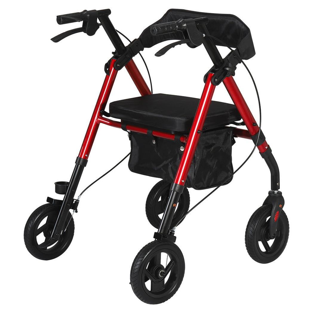 MobilityPlus+ Aluminium Strider Rollator with Seat – MobilityPlus ...