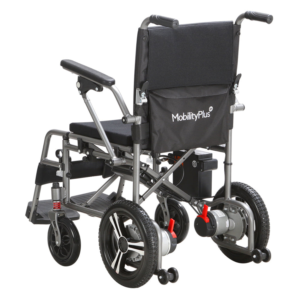 MobilityPlus+ Featherlite Easy-Folding Lightweight Electric Wheelchair ...