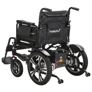 MobilityPlus+ Heavy-Duty Electric Wheelchair | Easy-Folding, Portable ...